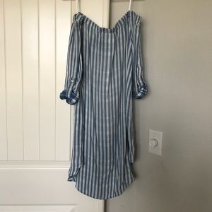 cloth & stone | Dresses | Anthropology Cloth Stone Striped Dress | Poshmark